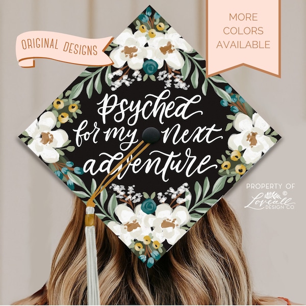 Graduation Cap Topper Psych - Etsy