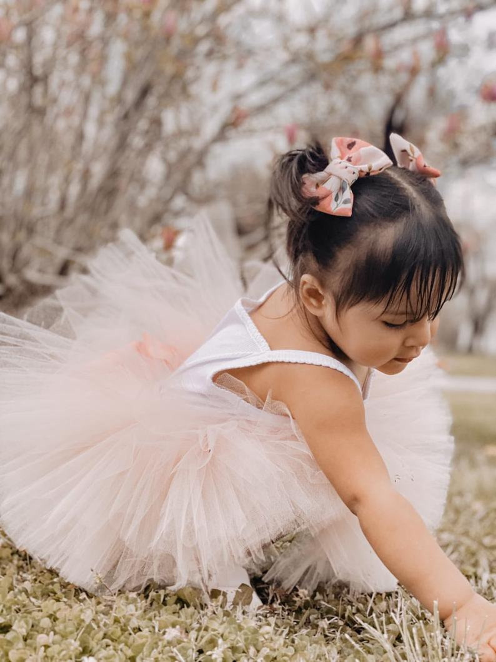 Tutú rosa rubor tutú rosa polvoriento para bebés apoyo - Etsy México
