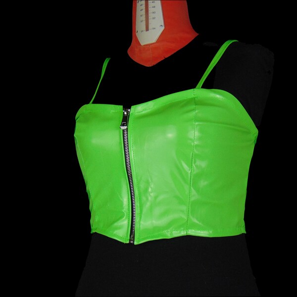 Pvc Crop Top - Etsy