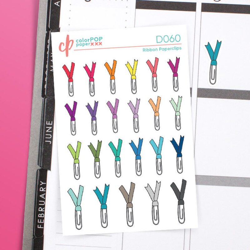 Ribbon Paperclip - Etsy