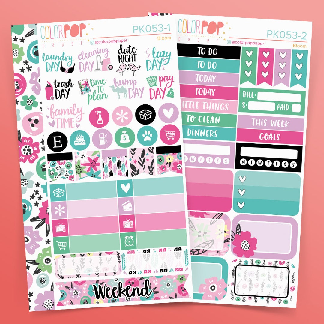 Personal Planner Stickers, Personal Sticker Set, Personal Planner ...