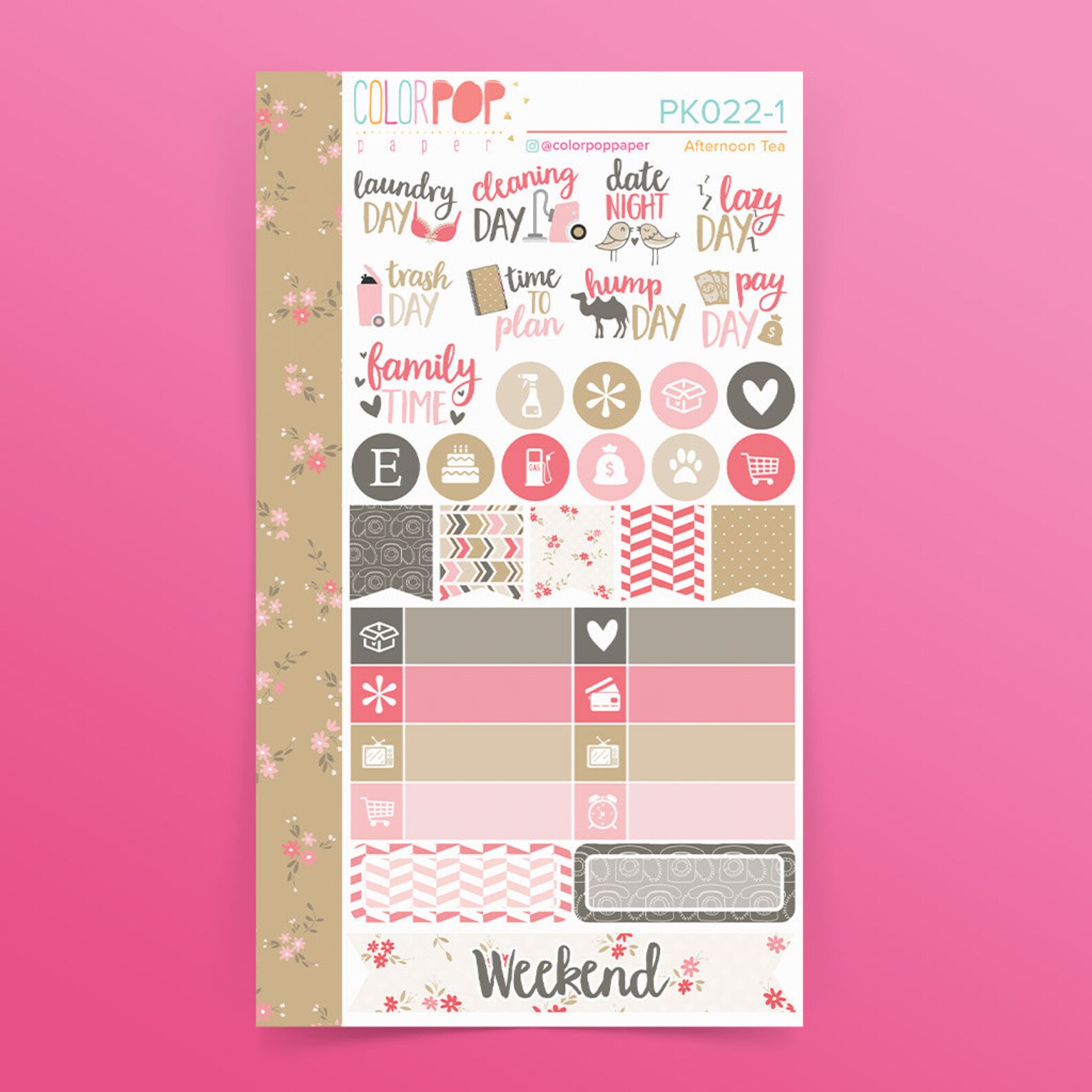 Personal Planner Stickers, Personal Sticker Set, Personal Planner ...