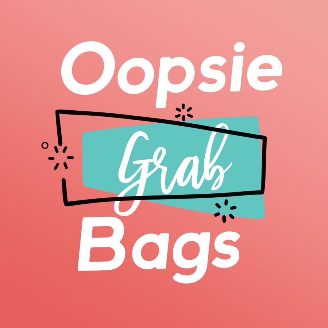Oopsie Grab Bags - Planner Stickers, Misfit Planner Stickers, Mystery Grab Bag of Stickers for ...
