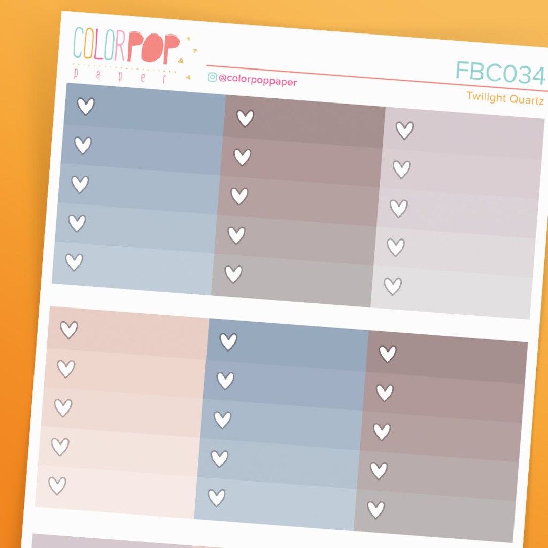 Ombre Checklists, Ombre Checklist Boxes, Square Checklist Stickers for ...