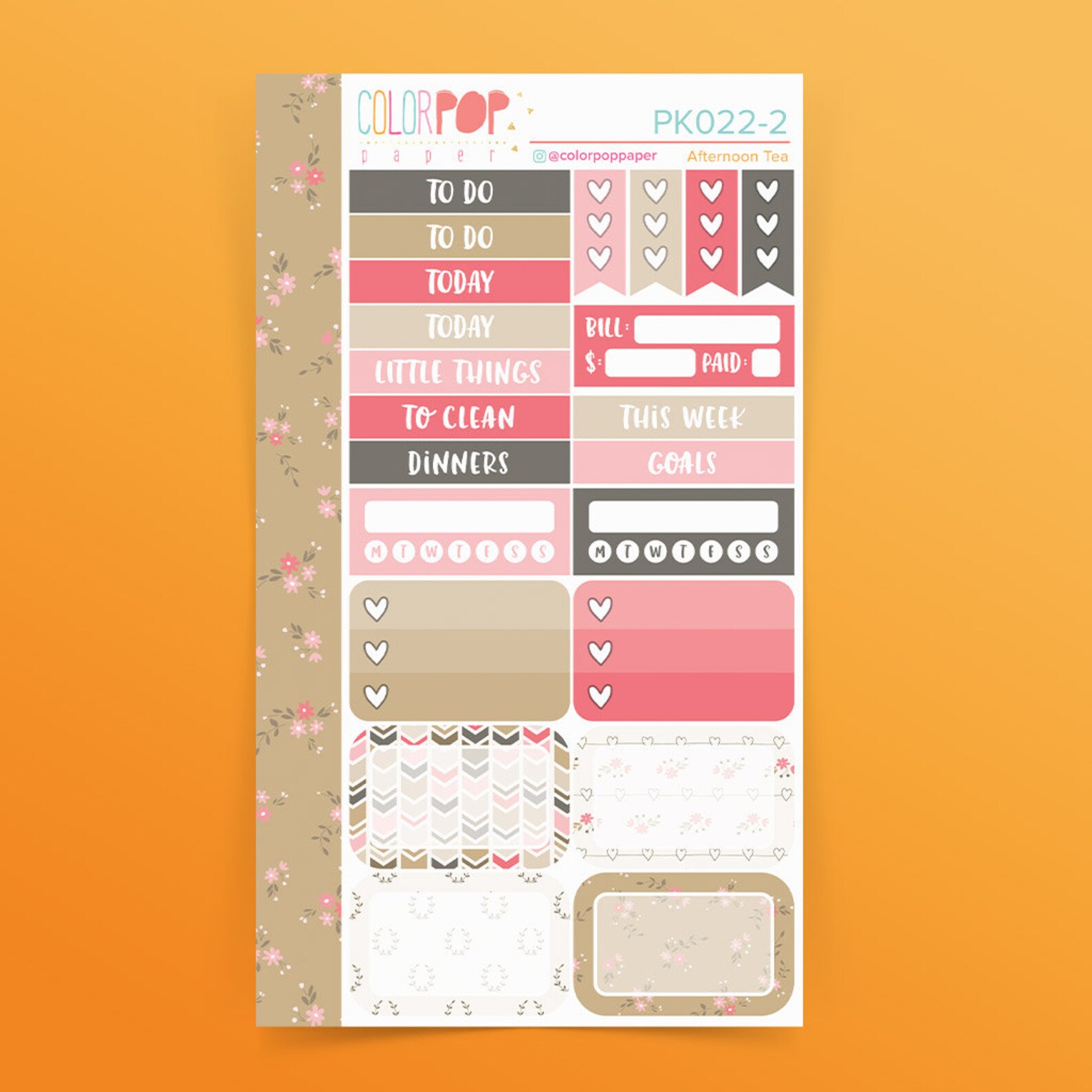 Personal Planner Stickers, Personal Sticker Set, Personal Planner ...