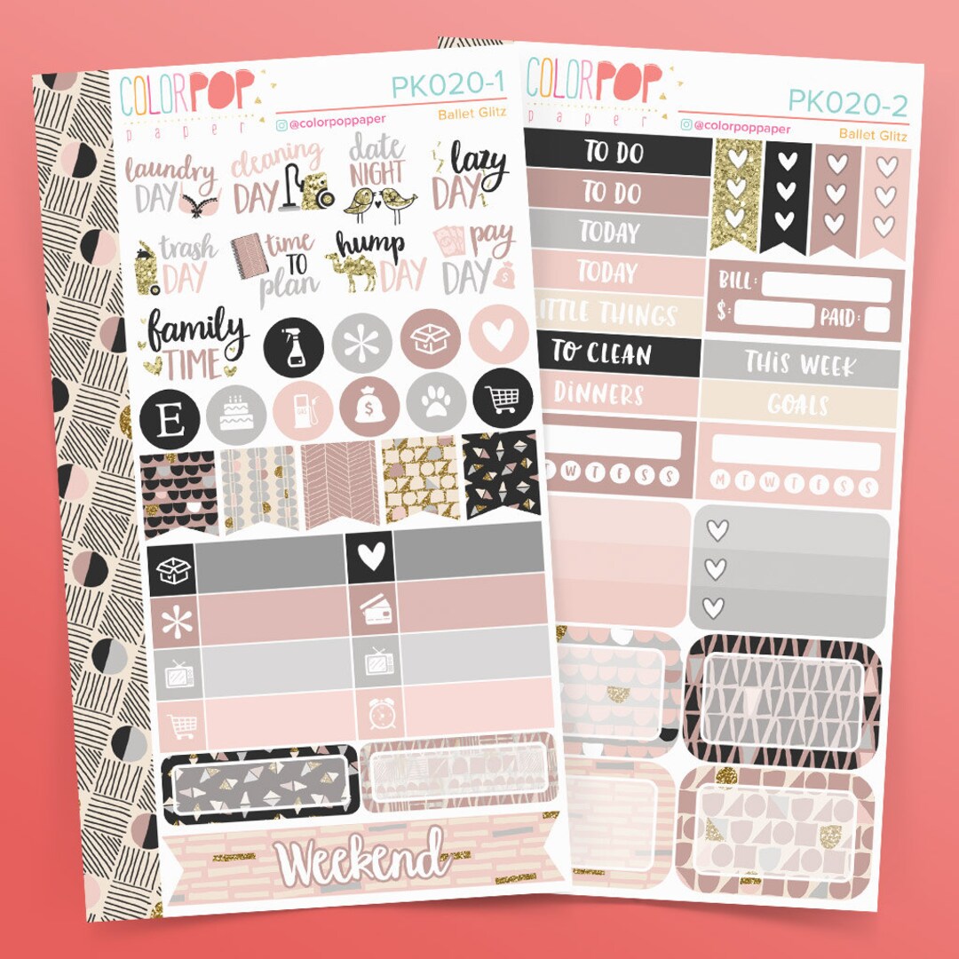 Personal Planner Stickers, Personal Sticker Set, Personal Planner ...
