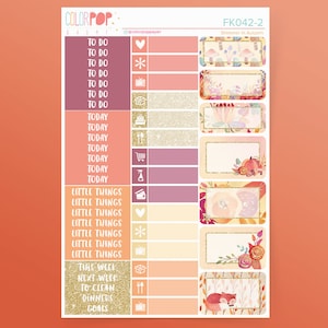 Weekly Sticker Kit Weekly Stickers Full Weekly Kit November - Etsy