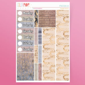 Weekly Sticker Kit, Weekly Stickers, Full Weekly Kit twilight Quartz ...