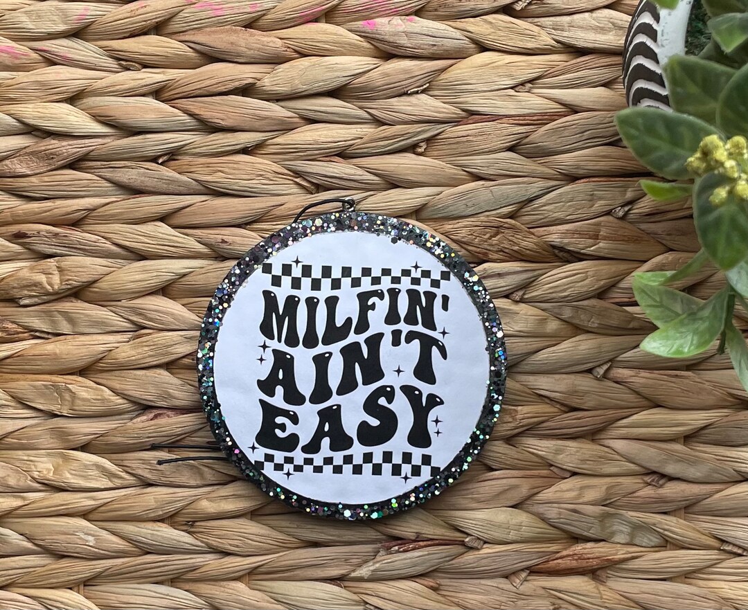 Black Glitter Car Freshie Milton Aint Easy Freshie Car Freshie Car ...