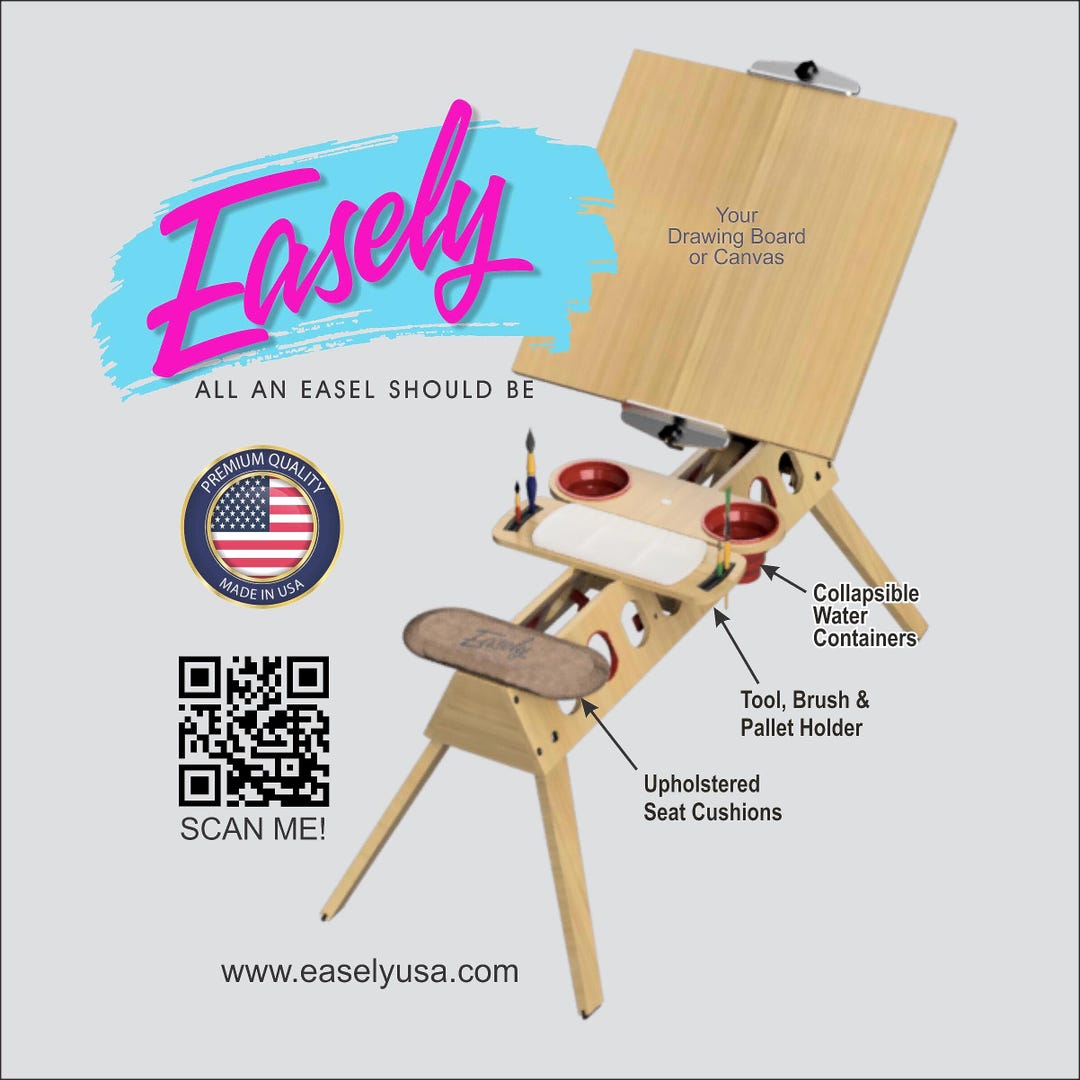 Easely the Most Versatile, Lightest, and Finest Donkey Easel, Art Horse ...