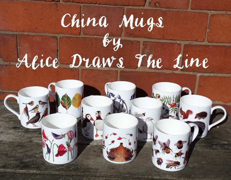 Gardener's Allotment Mug Illustrated by Alice Draws the - Etsy