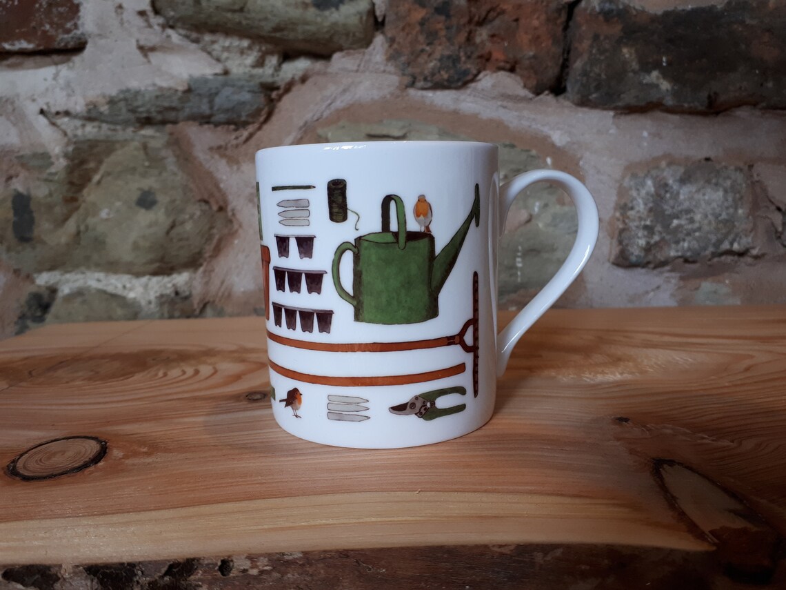 Gardener's Allotment Mug Illustrated by Alice Draws the - Etsy