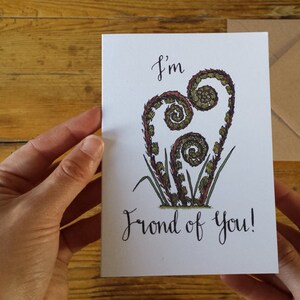 I'm Frond of You Card by Alice Draws the Line Featuring Illustrations ...