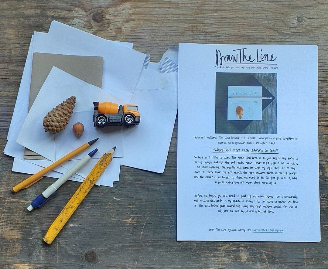 Draw the Line, a Guide to Starting Sketching by Alice Draws the Line ...