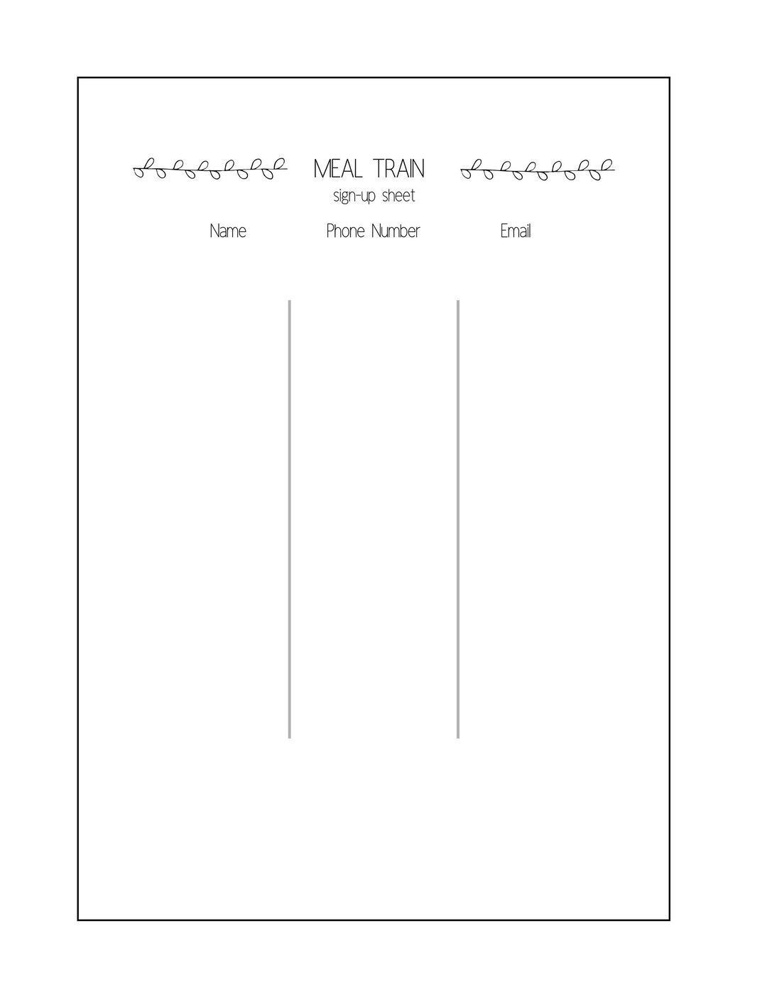 Meal Train Meal Train Printable Printable Meal Train Meal Train Sign Meal Train Meal Train Printable Printable Meal Train Meal Train Sign