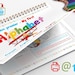 ALPHABET COLOURING Book Printable Bilingual A Z ABC French English ...