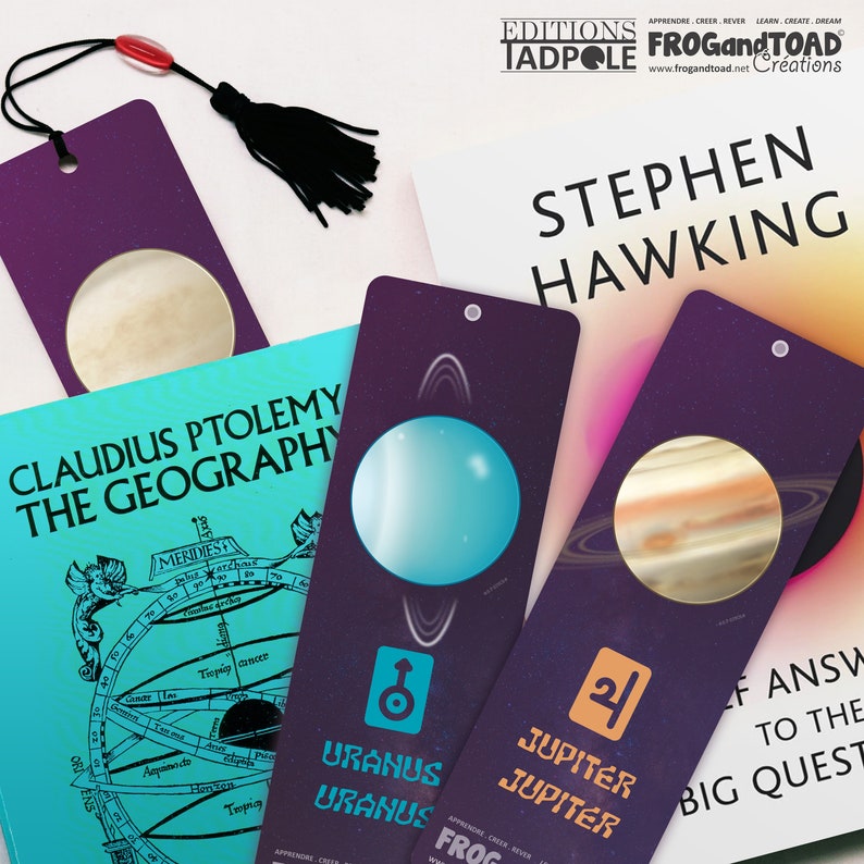 Printable Bookmarks - SOLAR SYSTEM PLANETS Gas Ice Giants Telluric ...