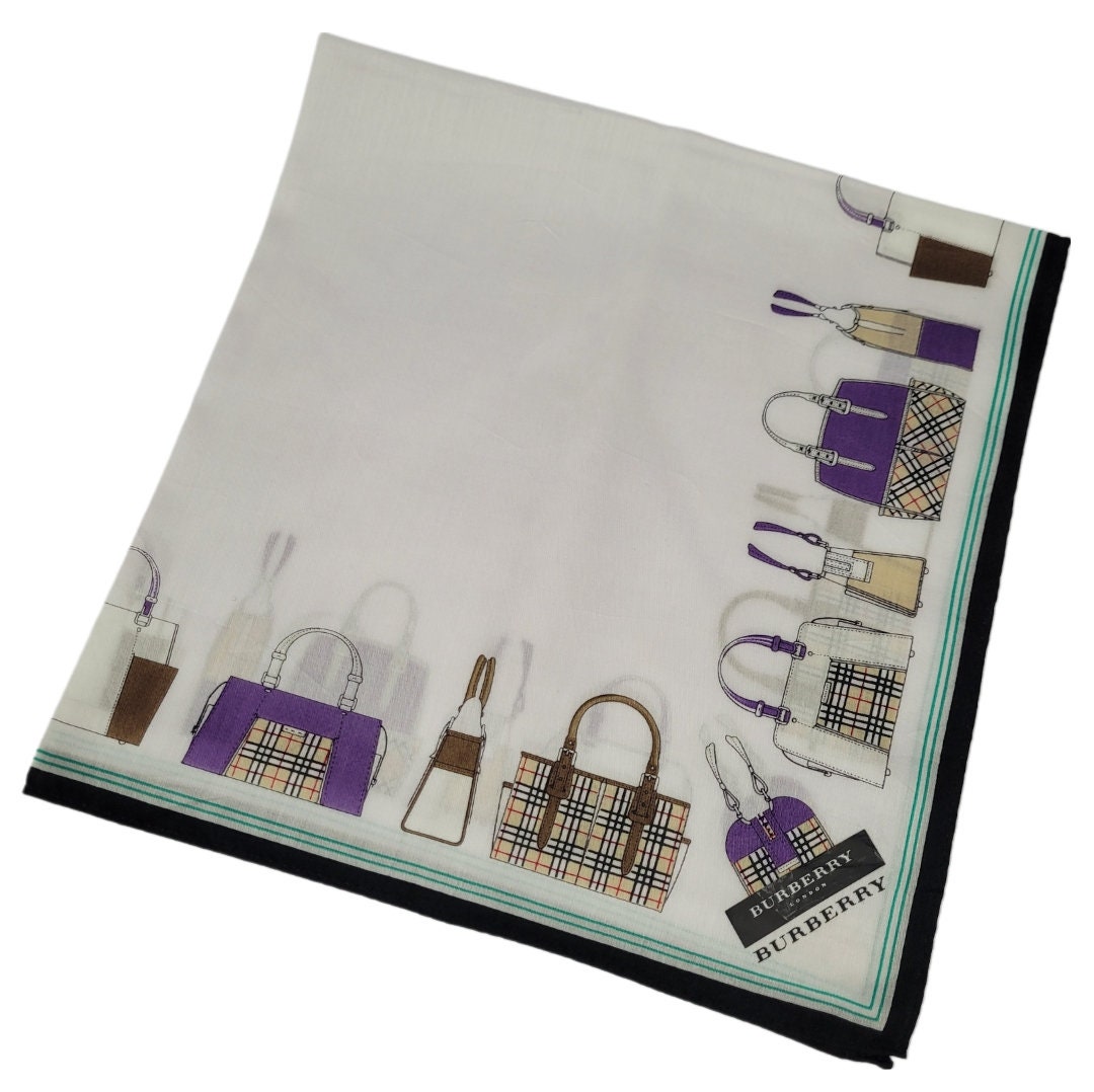Vintage Handkerchief, New Burberry Handkerchief,cotton Bandanna,bb ...