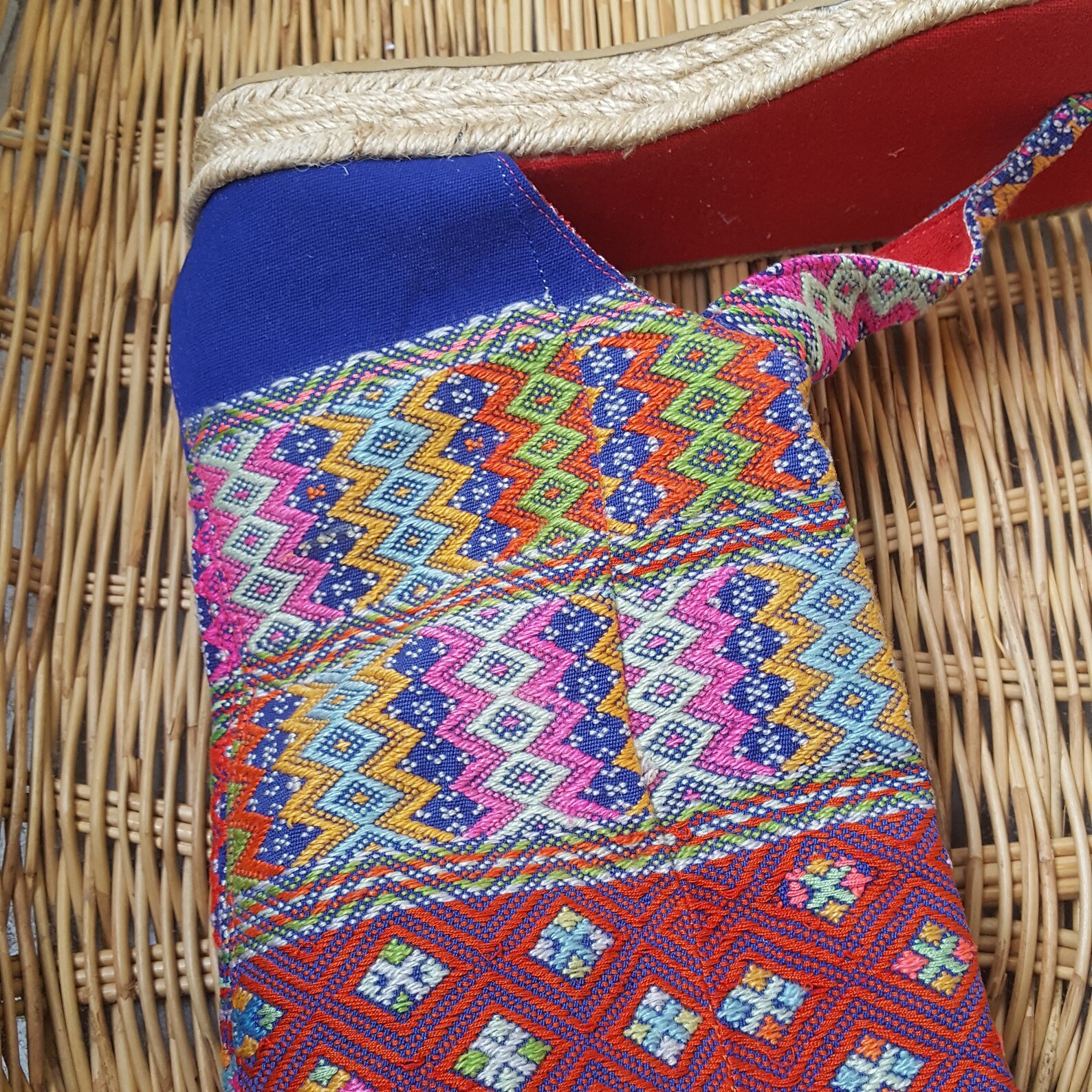 Women's Tribal Vegan Sandals Hmong Women Shoes Made in | Etsy