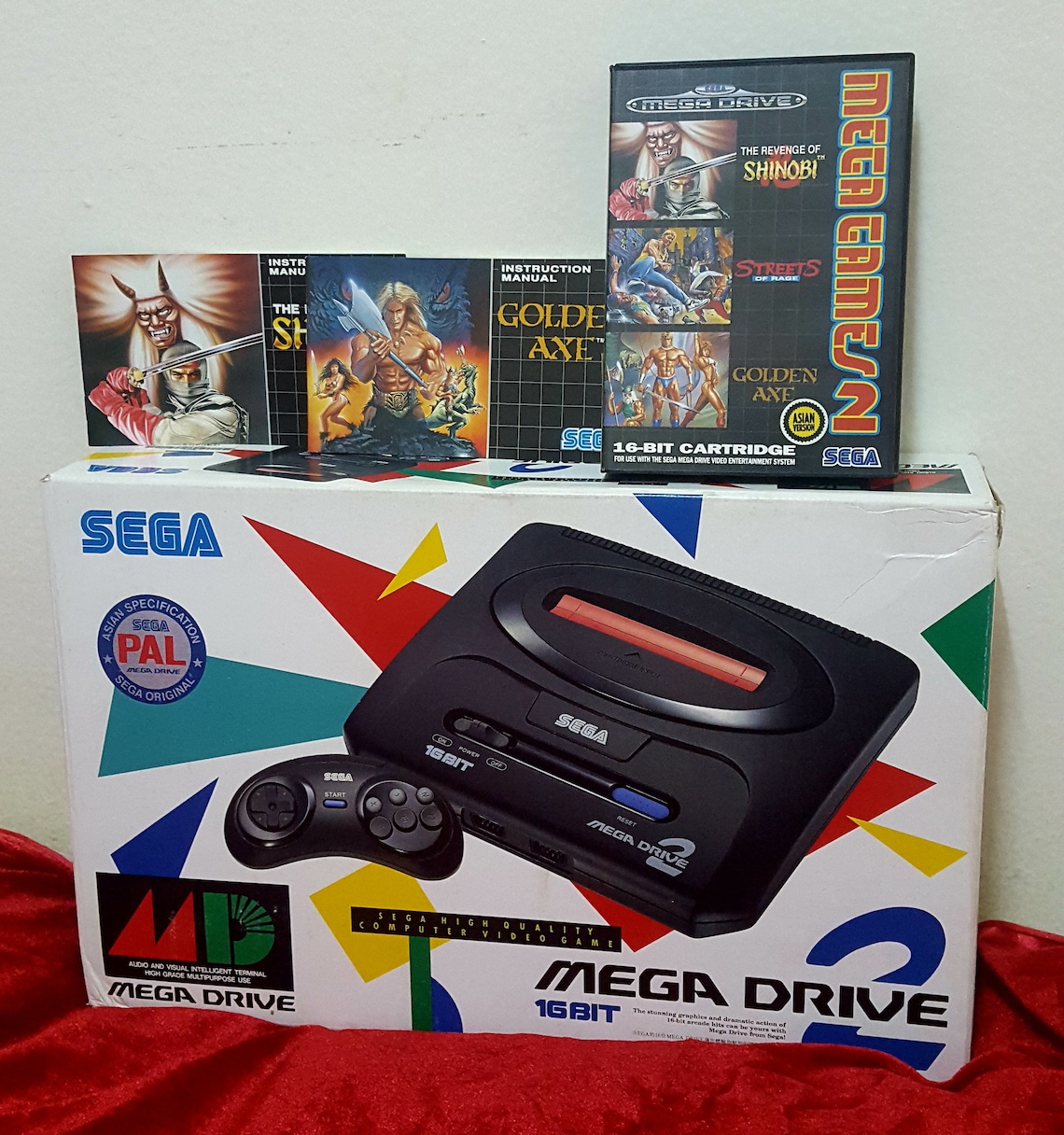 Brand new Sega Mega Drive 2 Boxed Console Asia PAL version and | Etsy