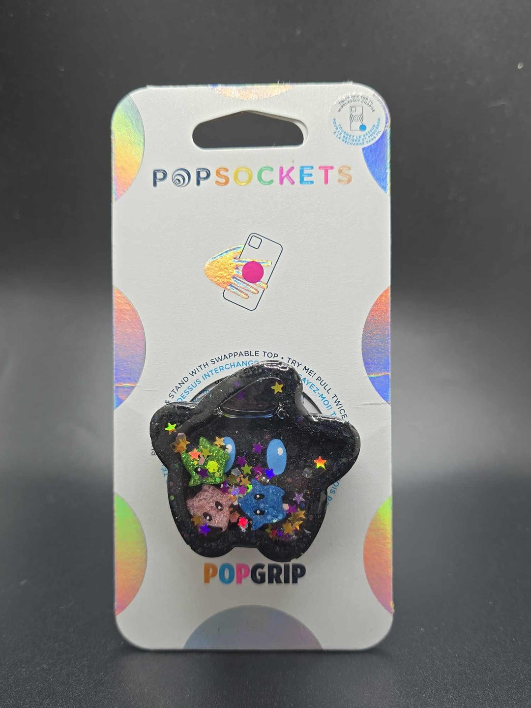 Super Mario Galaxy Luma Star Shaker Popsocket or Keychain - Etsy