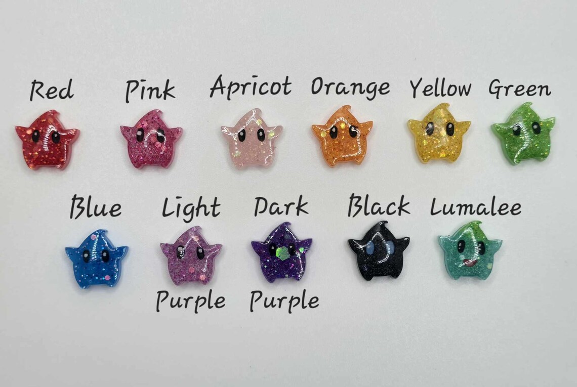 Large Super Mario Galaxy Inspired Luma Star With Starbit Dangle ...