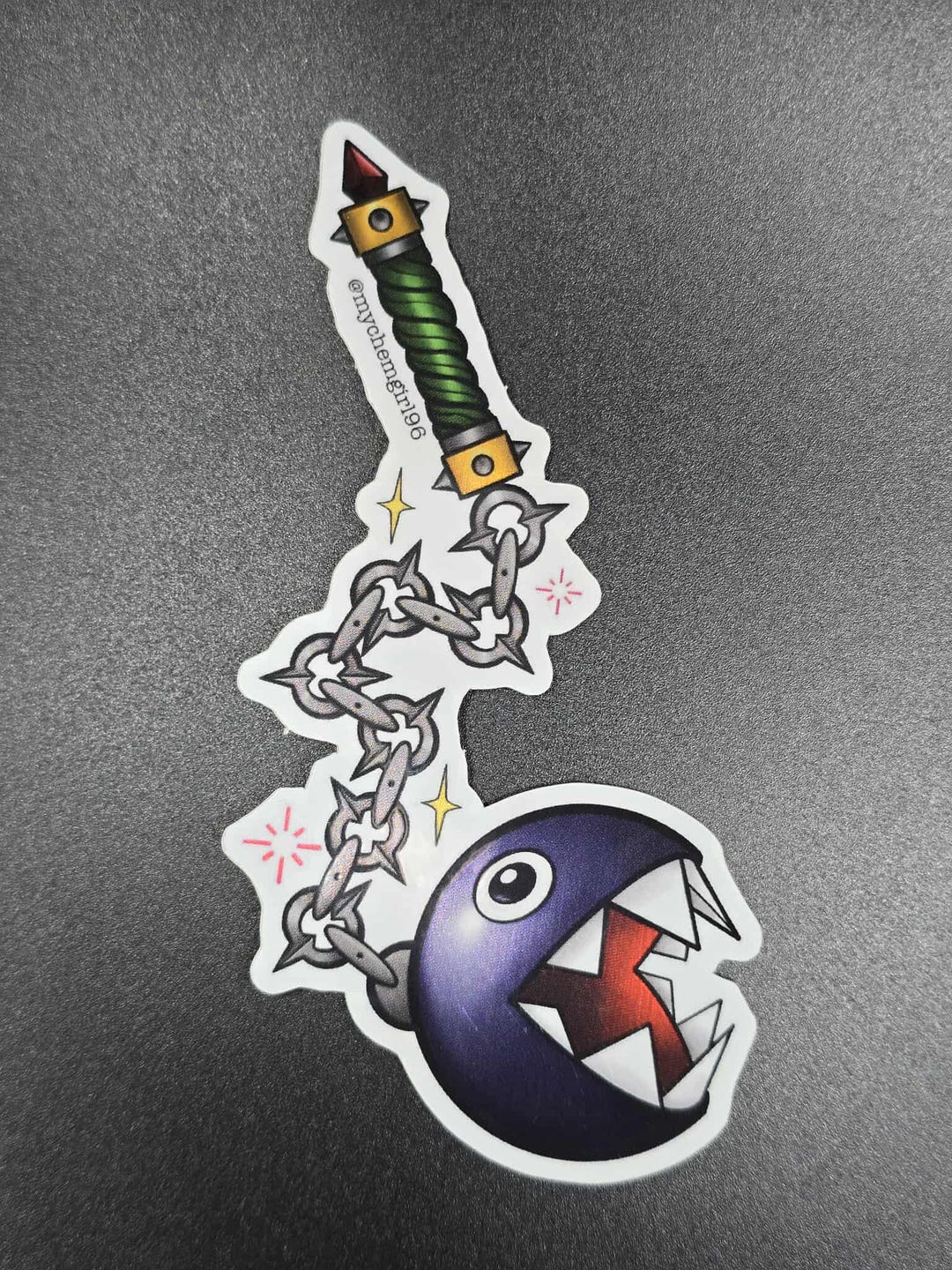 Super Mario Inspired Chain Chomp and Piranha Plant Flail Brushed ...