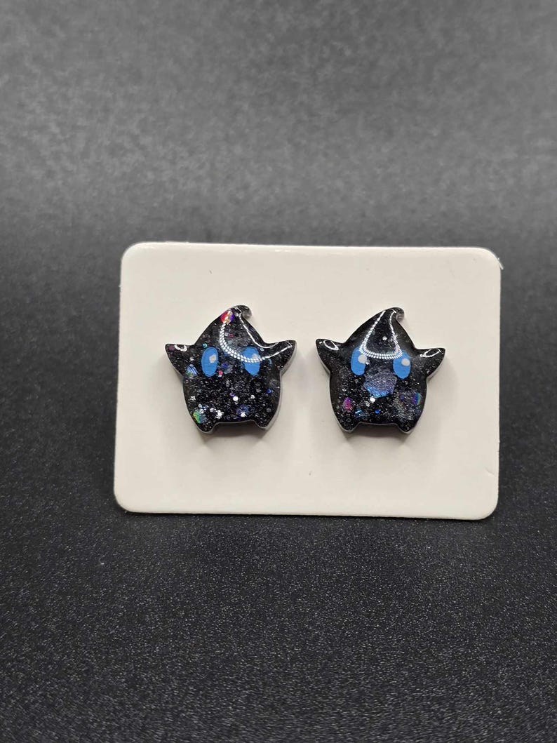 Small Super Mario Inspired Luma Star Stud Earrings - Etsy