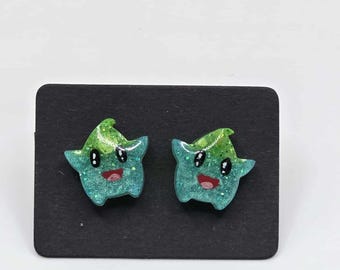 Large Super Mario Inspired Lumalee Star Stud Earrings - Etsy