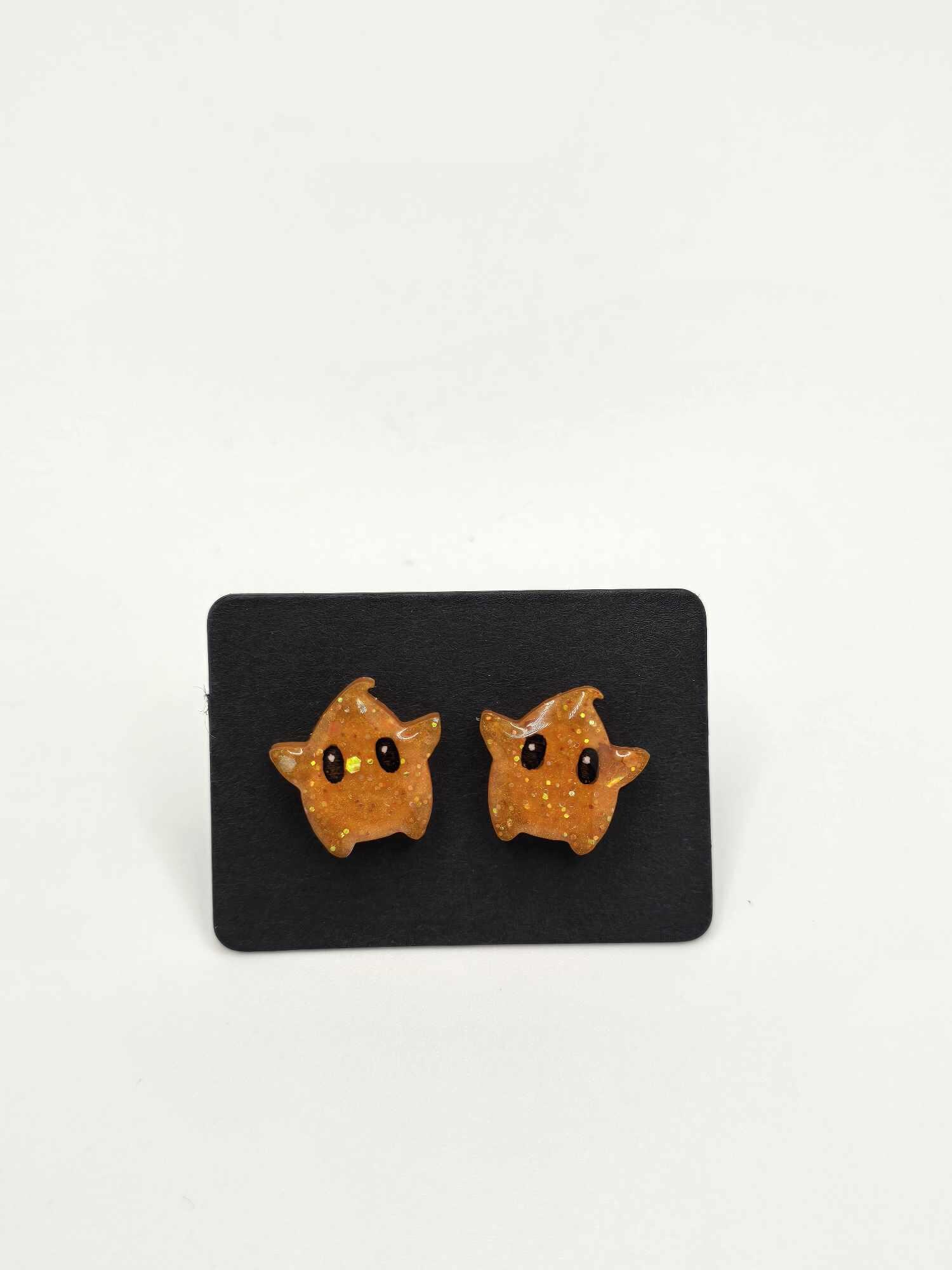 Small Super Mario Inspired Luma Star Stud Earrings - Etsy