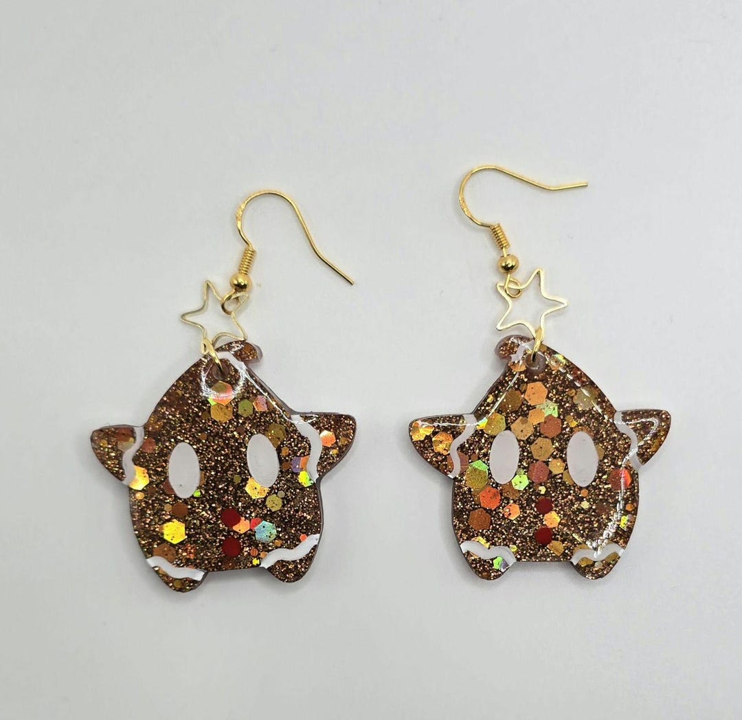 Large Christmas Gingerbread Super Mario Galaxy Inspired Luma Star ...