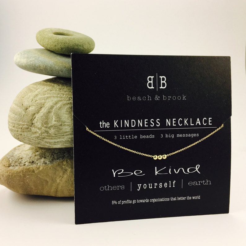 THE KINDNESS NECKLACE 14k Gold-filled or Sterling Silver - Etsy