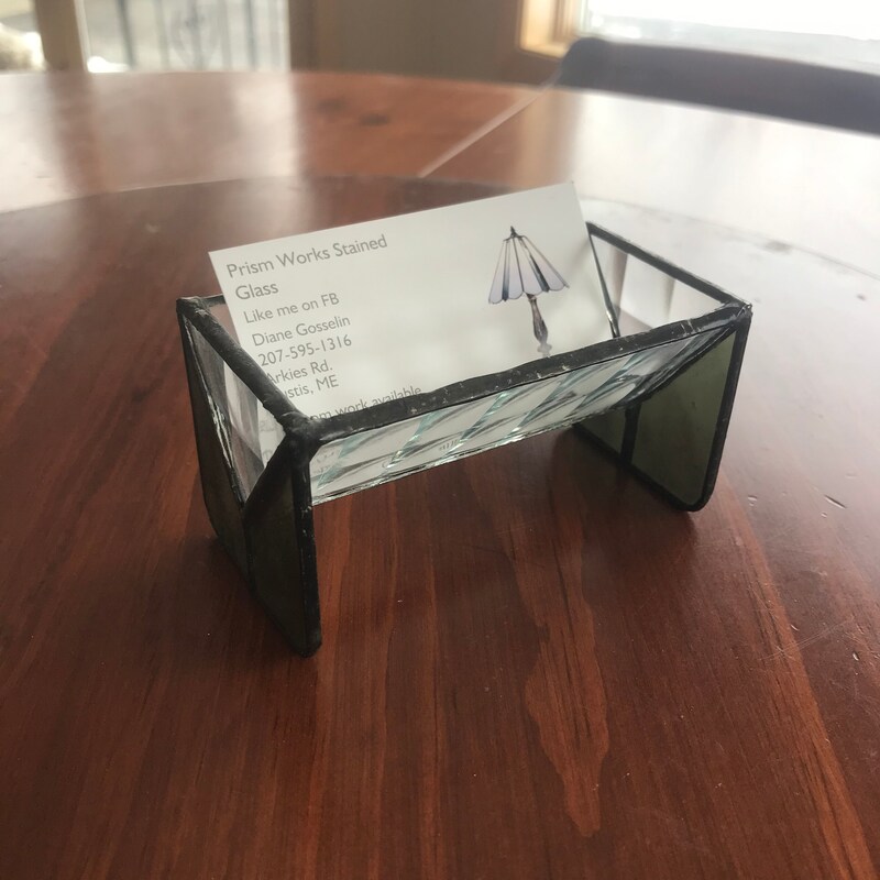 Glass Card Holder - Etsy