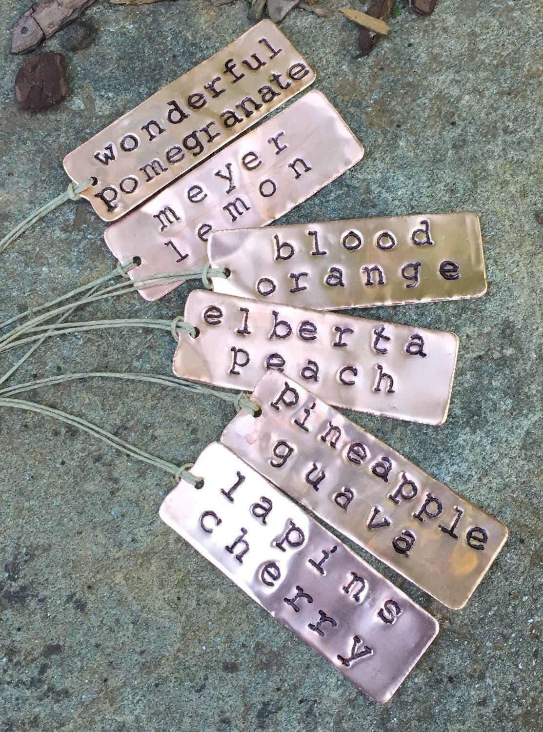 Copper Tags-Create Your Own Order Plant Tags Wedding Tags | Etsy
