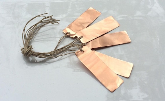 Copper Tags-Create Your Own Order Plant Tags Wedding Tags | Etsy