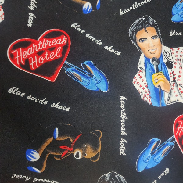Elvis Fabric - Etsy
