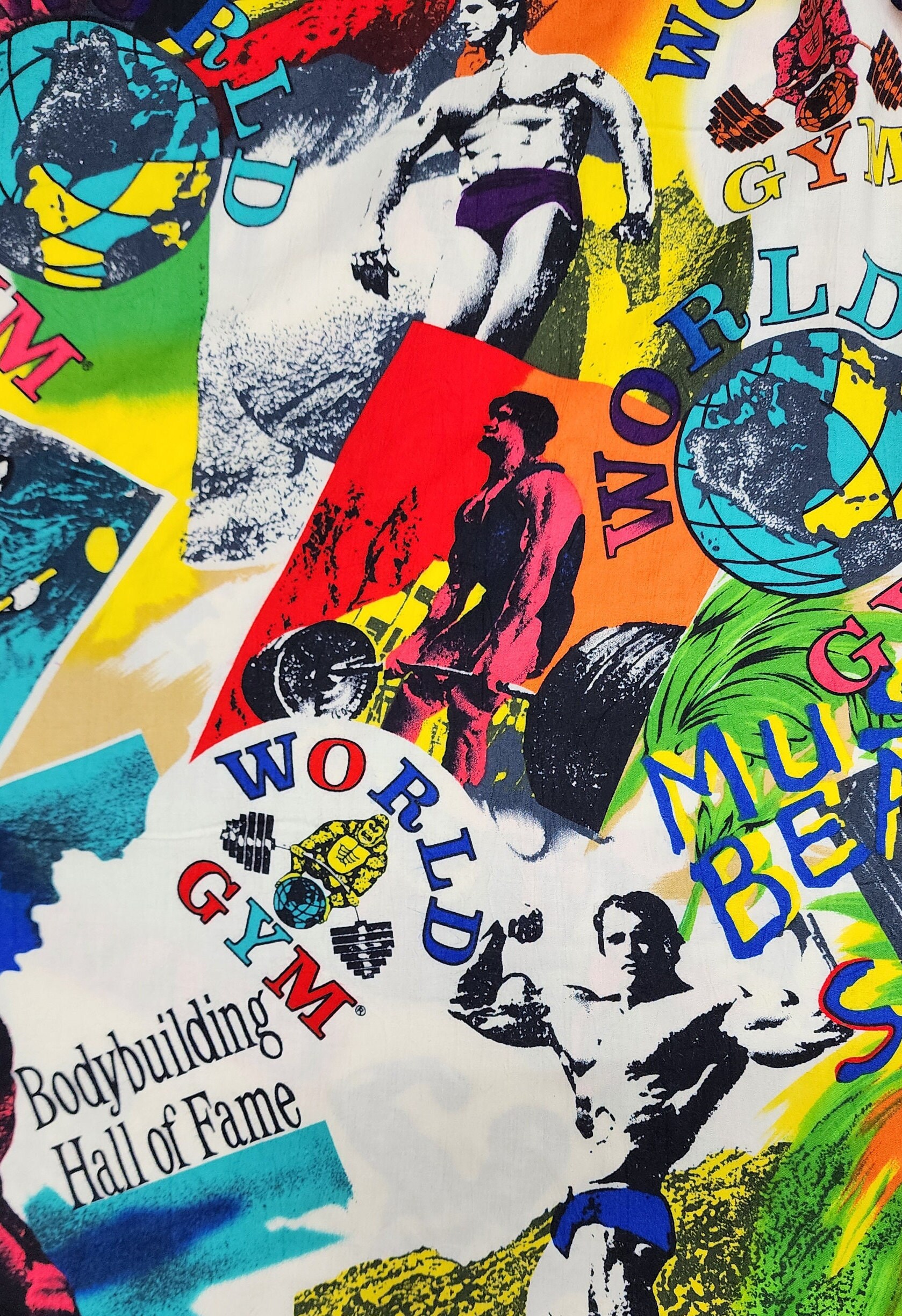 RARE Jam's World Arnold Schwarzenegger World Gym Body Building Vintage ...