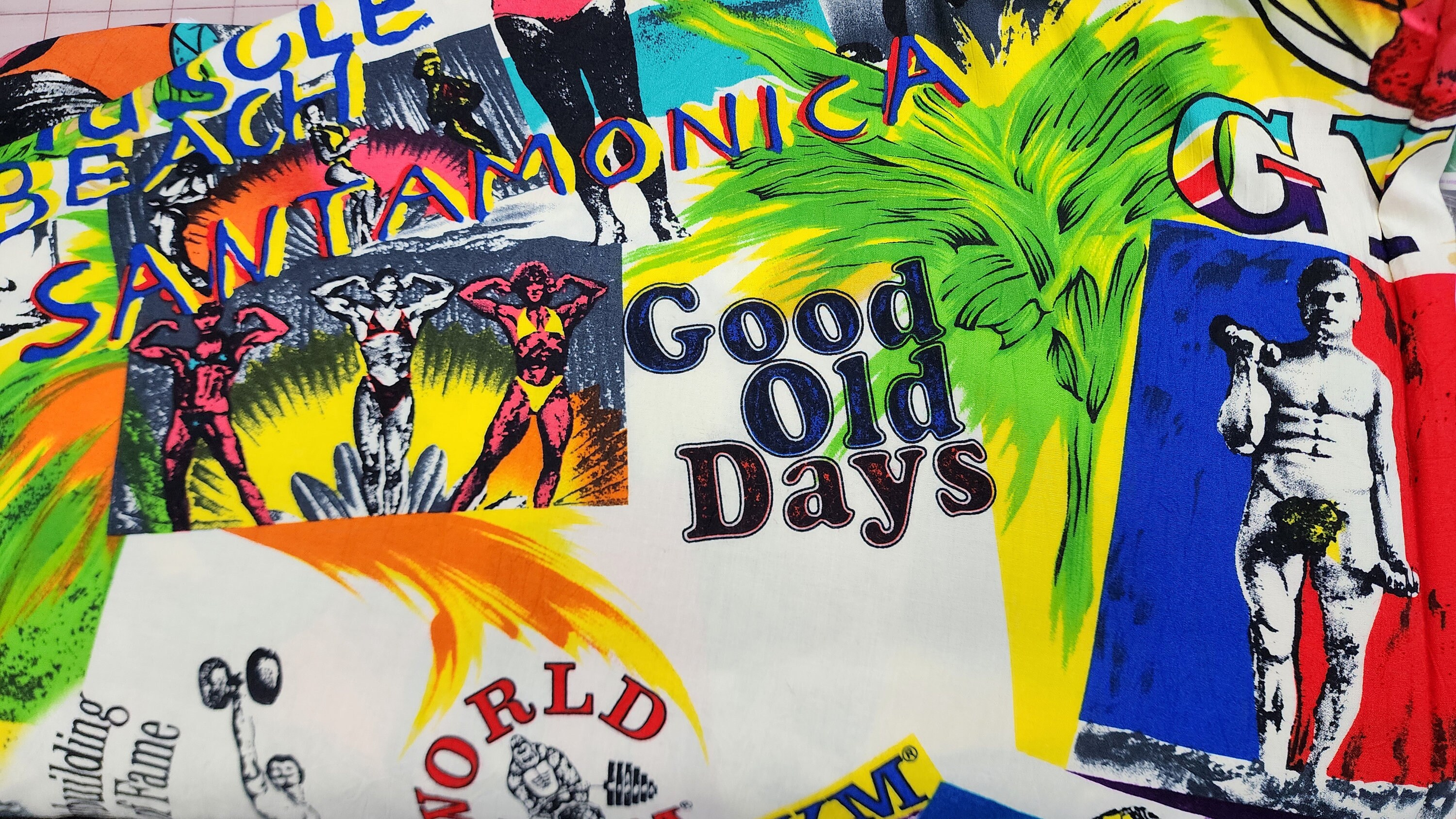 RARE Jam's World Arnold Schwarzenegger World Gym Body Building Vintage ...