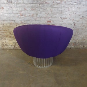 Vintage Art Nouveau Scalloped Seashell Lounge Cocktail Chair on Lucite ...