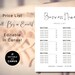 Price List Template, Printable Price List, Price List, Small Business ...