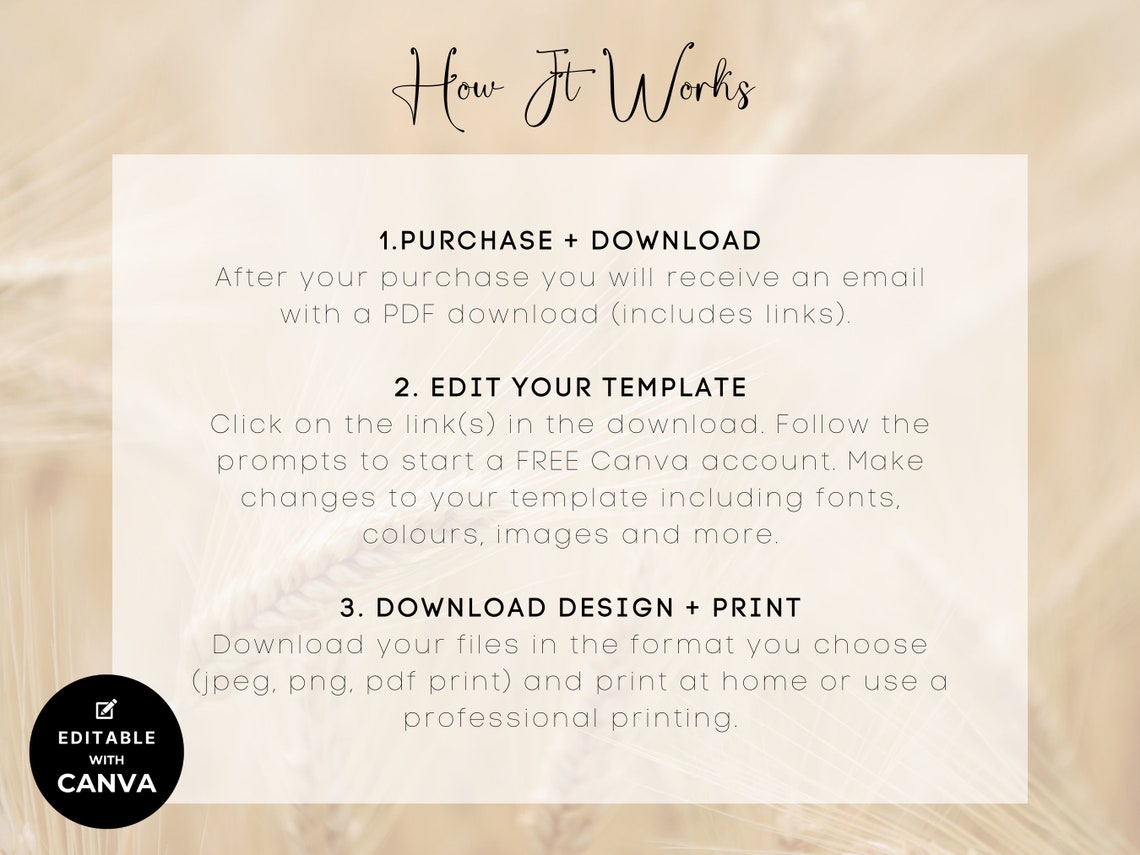 Price List Template, Printable Price List, Price List, Small Business ...