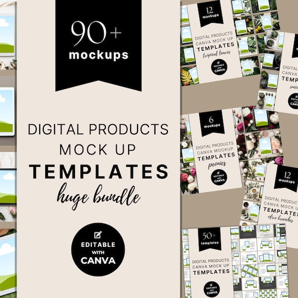 Product Mock up Template - Etsy