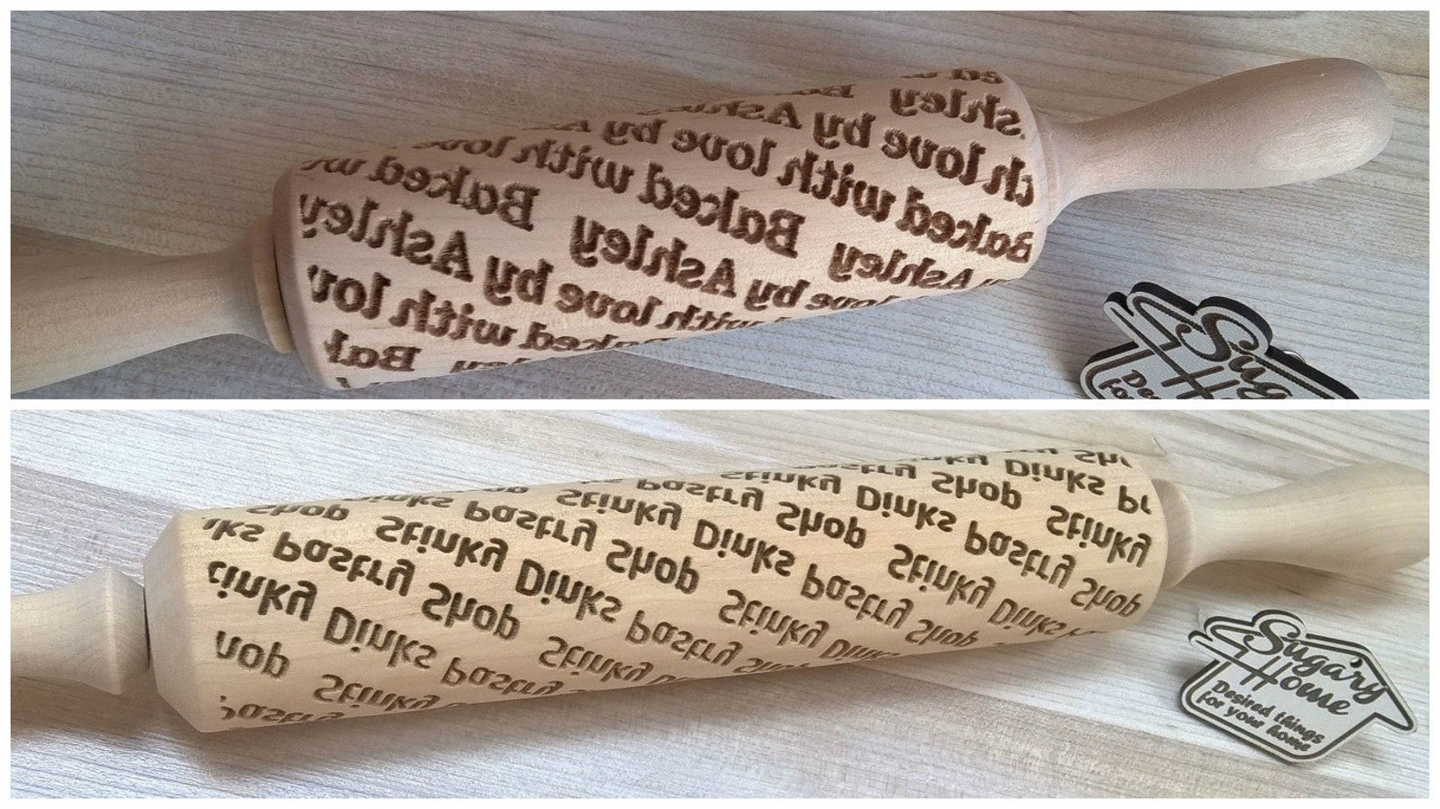 Personalized Rolling Pin. Embossing Rolling Pin. Rolling Pin for ...