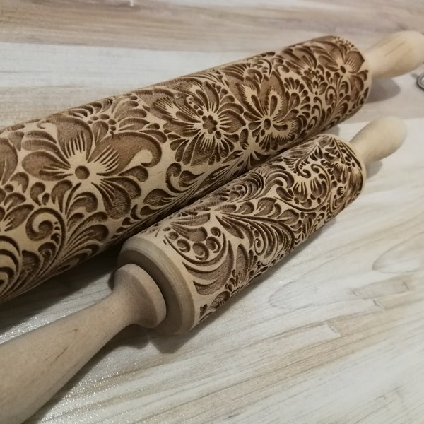 Flower Rolling Pin - Etsy