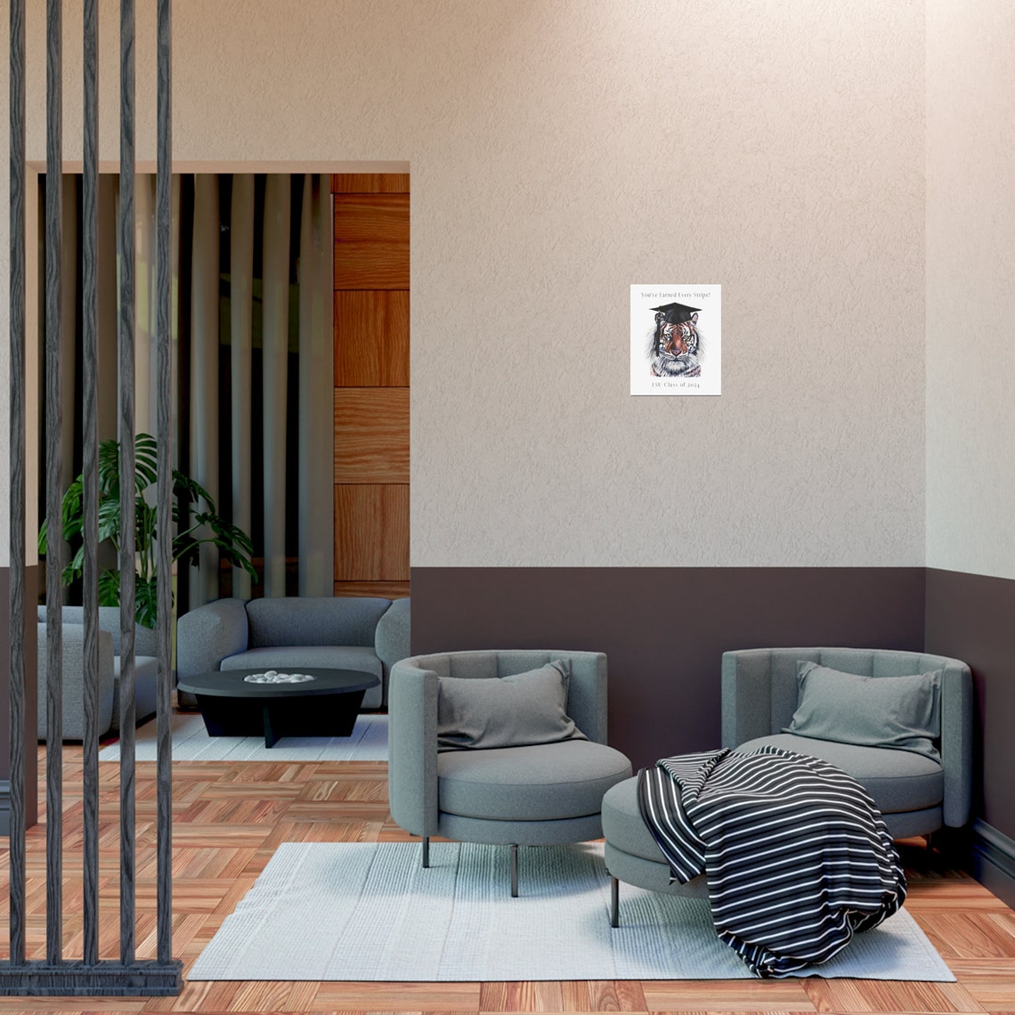 LSU Grad Print, Lsu Tiger Print, Tiger Grad Print, Lsu Grad Gift, Tiger ...