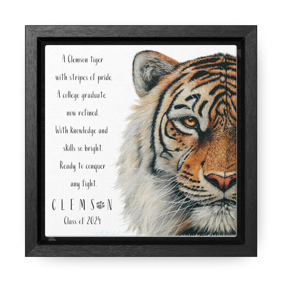 Graduation Tiger Print, Graduation Poem, Tiger Art Print, Big Cat Print ...