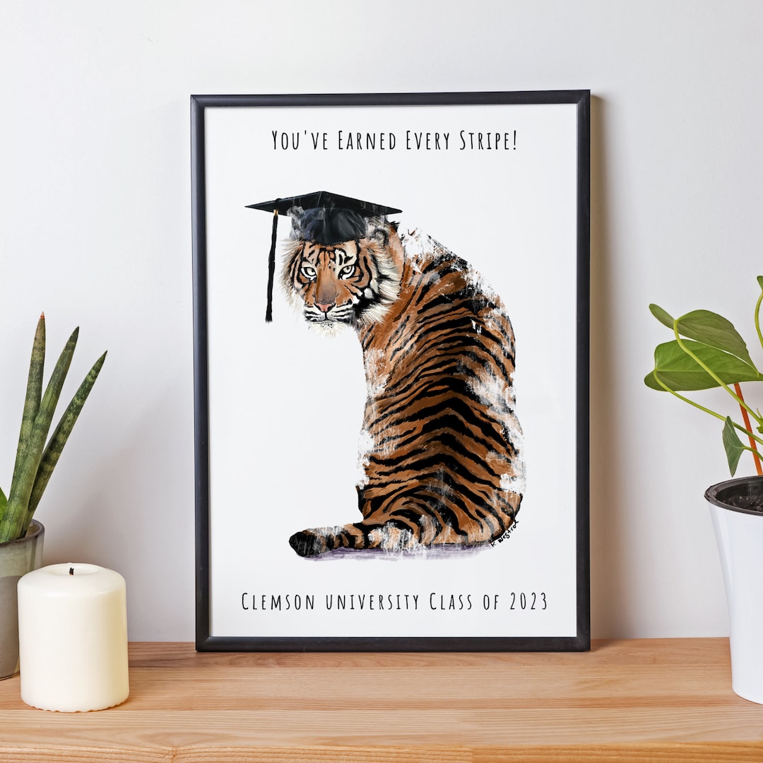 Clemson Graduation Gift, Tiger Grad Gift, Clemson Tigers, Keepsake Grad ...