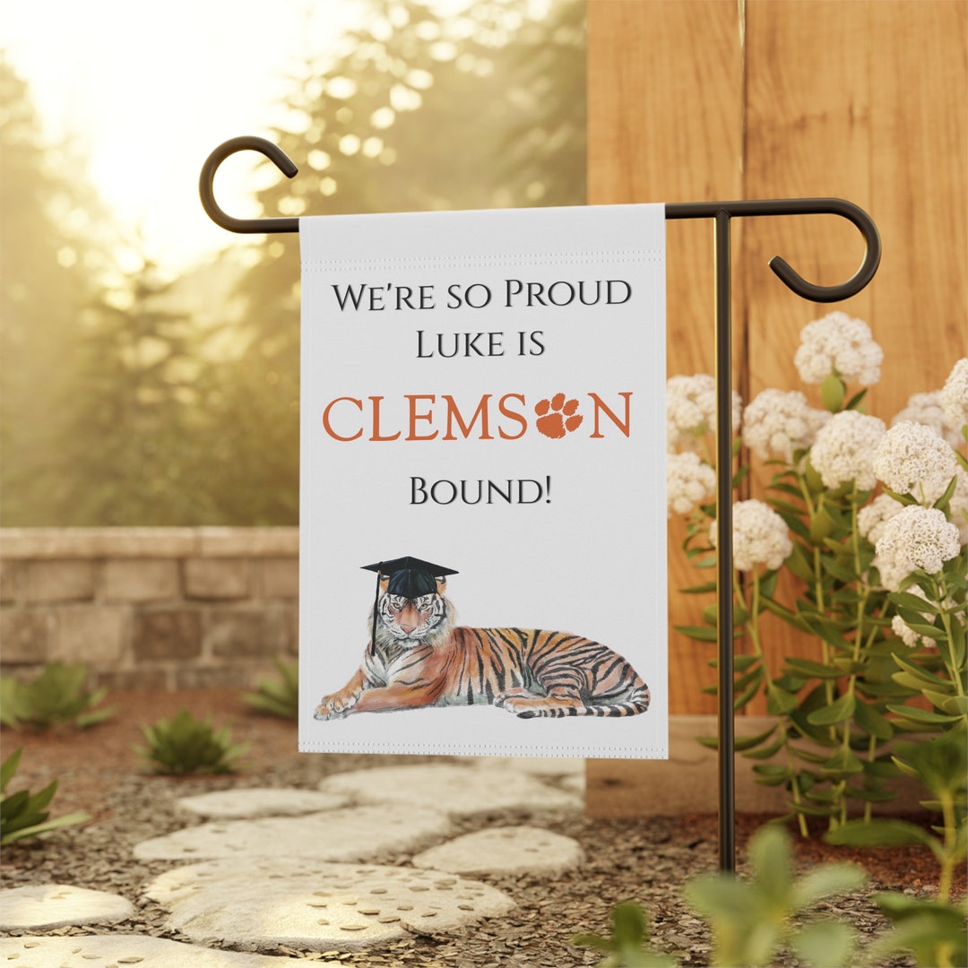 Clemson Bound House Flag, Tiger Flag, Clemson Flag, Clemson University ...