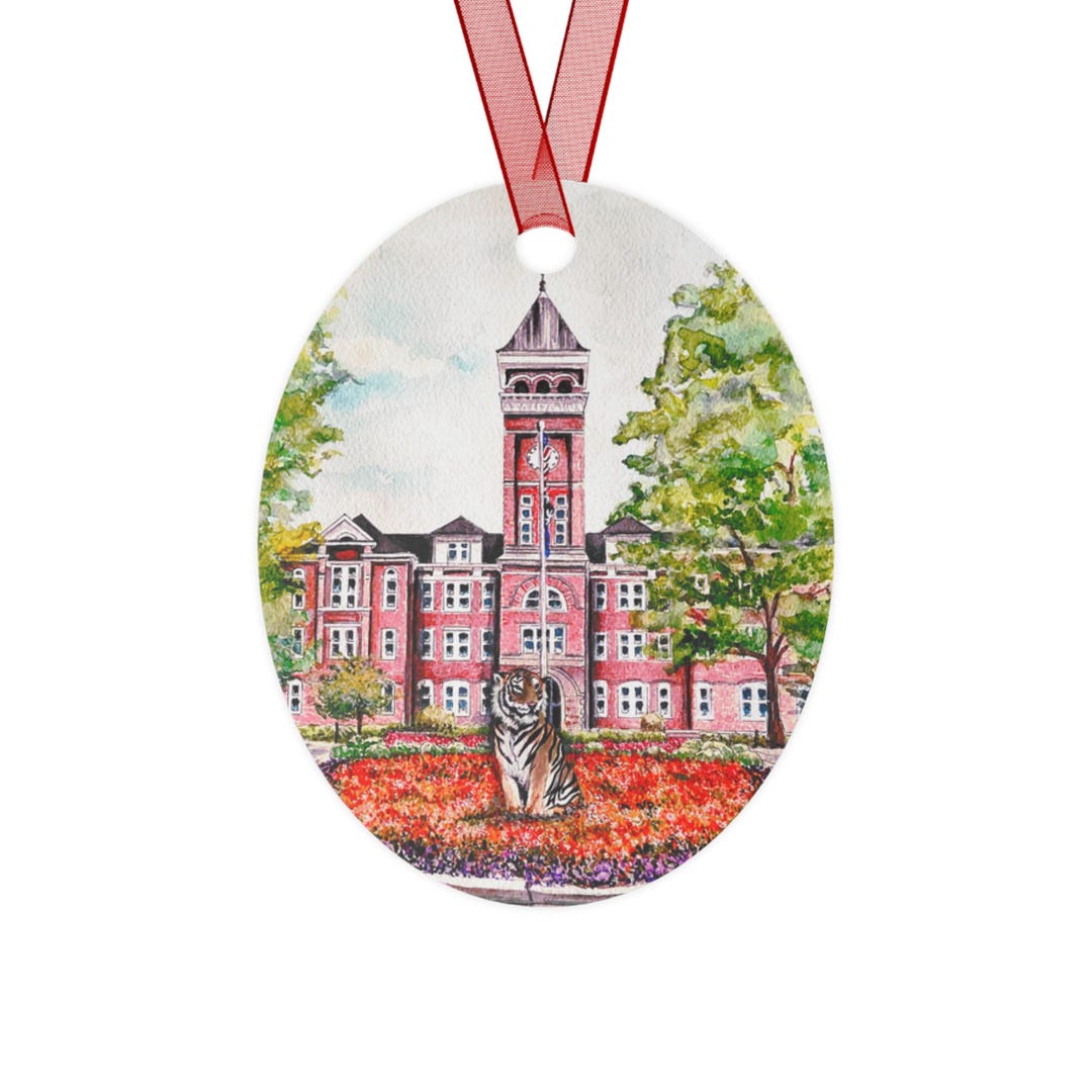 Tillman Hall Clemson University Ornament, School Spirit Ornament, Tiger ...