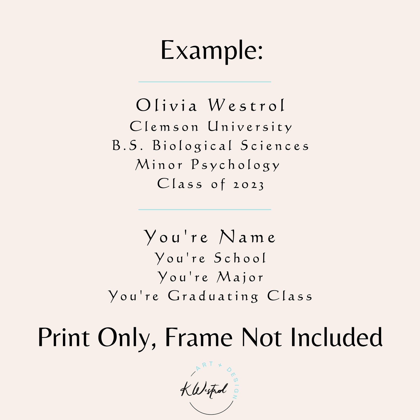 Tiger With Cap Print, Tiger Grad Print, Graduation Art , Customizable ...